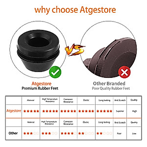 SMEV 50708 RV Cooktop Grate Grommets for Dometic Stove Top Parts Grate Rubber Grommets Replacemet RV Stove Parts top rubber bumpers Dometic Stove protector Range Grate Pads Rubber Feet 12 Pcs