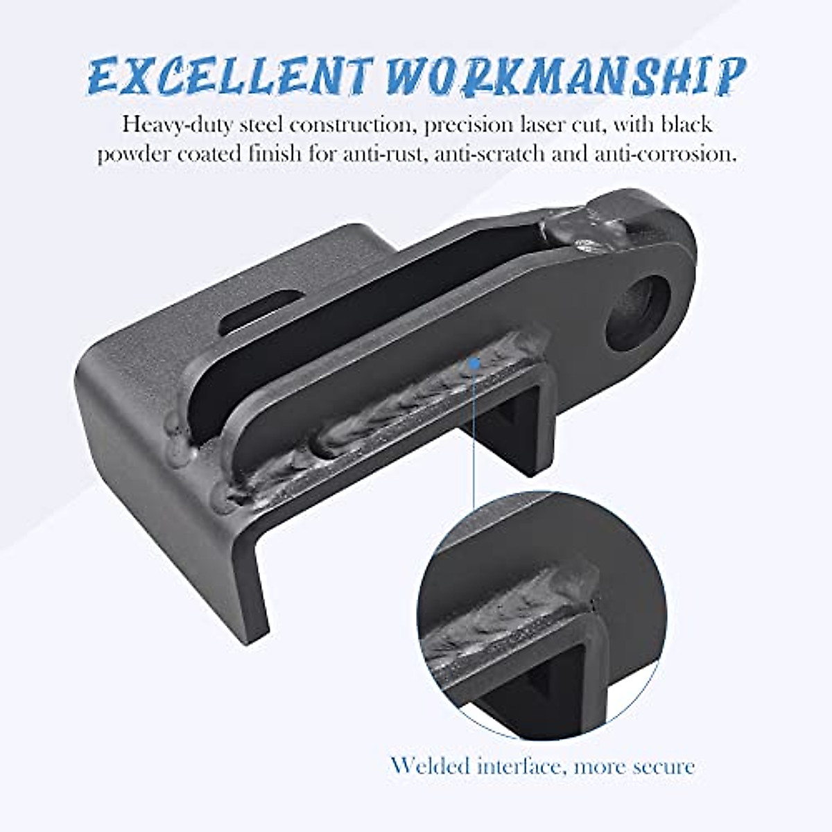 samman Tacoma Front Demon Tow Hook Mounting Bracket Compatible with Toyota Tacoma 2009-2021