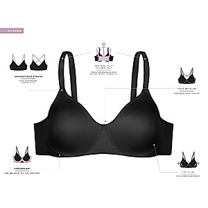 Bali womens Passion for Comfort Dreamwire Underwire Df3390 Full Coverage Bra, Soft Taupe, 34D US