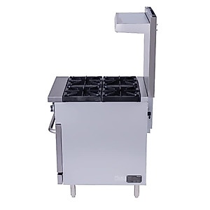 Kratos 29Y-043-LP 24" Gas Range, 4 Burners, 150,000 BTU Output, Liquid Propane Gas