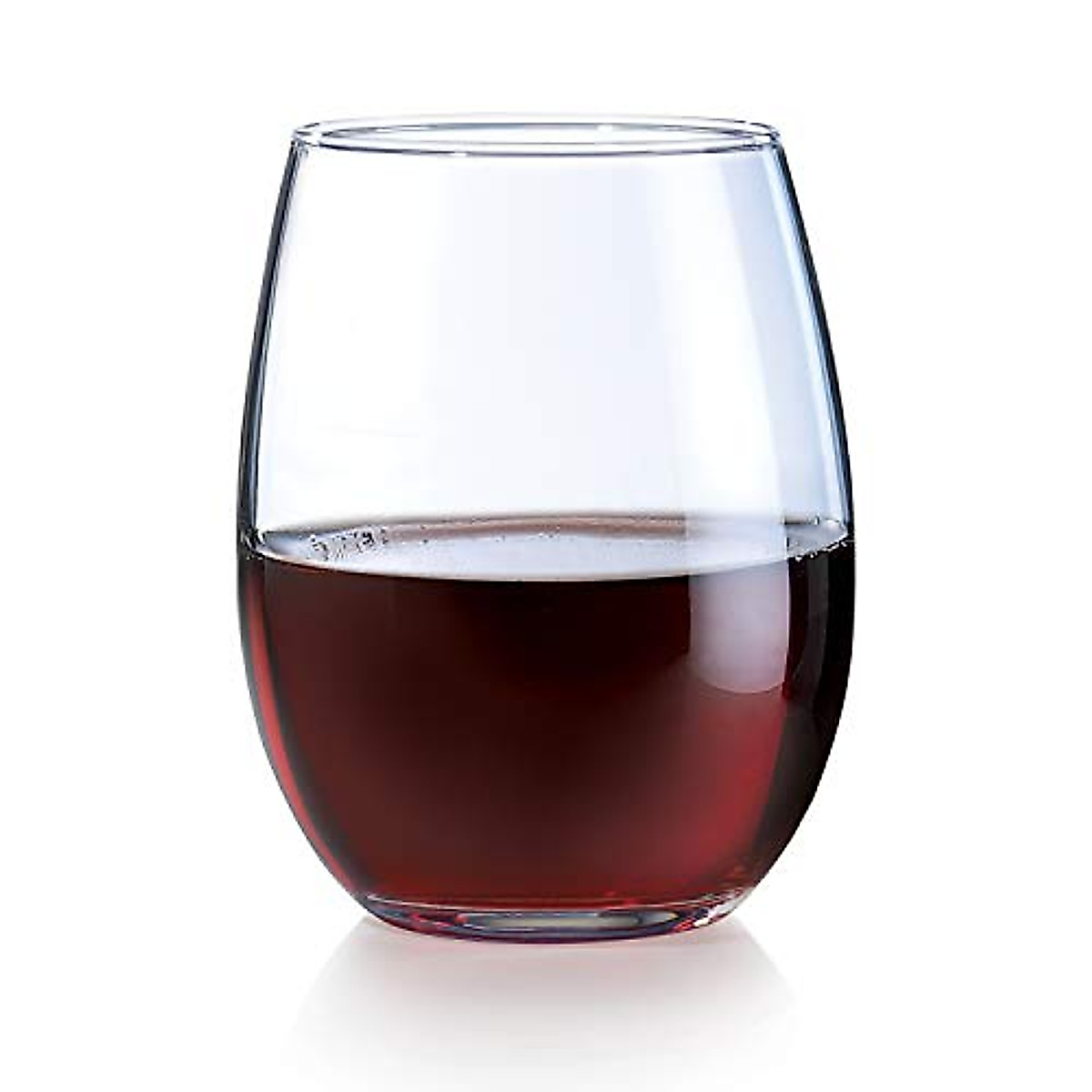 ARC International Cachet 21 Ounce Stemless Wine Glass, Set of 4, 4 Count (Pack of 1), Clear