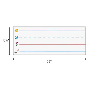 Really Good Stuff Jumbo Dry Erase Magnetic Writing Lines - 2 Magnetic Writing Lines