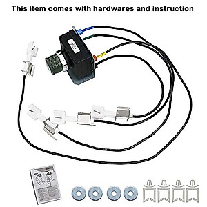 Uniflasy 7629 Grill Igniter Kit for Weber Genesis 330 Gas Grills with Front Mounted Control Panel (2011 - Newer) Electronic Igniter, Electrodes Ignitions Kit for Weber Genesis 300 Series, 65946