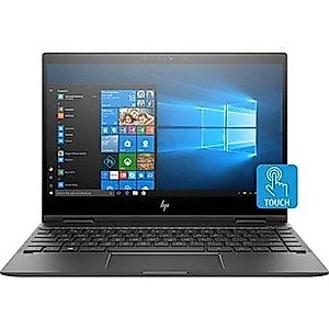 HP Envy x360 2-in-1 13.3" FHD Touch-Screen Premium Build Laptop Computer, AMD Ryzen 5 2500U up to 3.6GHz, 8GB RAM, 128GB SSD, WiFi, Bluetooth, Windows 10