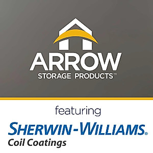 Arrow 29' x 9' One-Sided Carport Enclosure Wall Kit for 7' or 9' Carports, Heavy-Duty Galvanized Steel Carport Enclosure Panel, 1 Wall, Charcoal