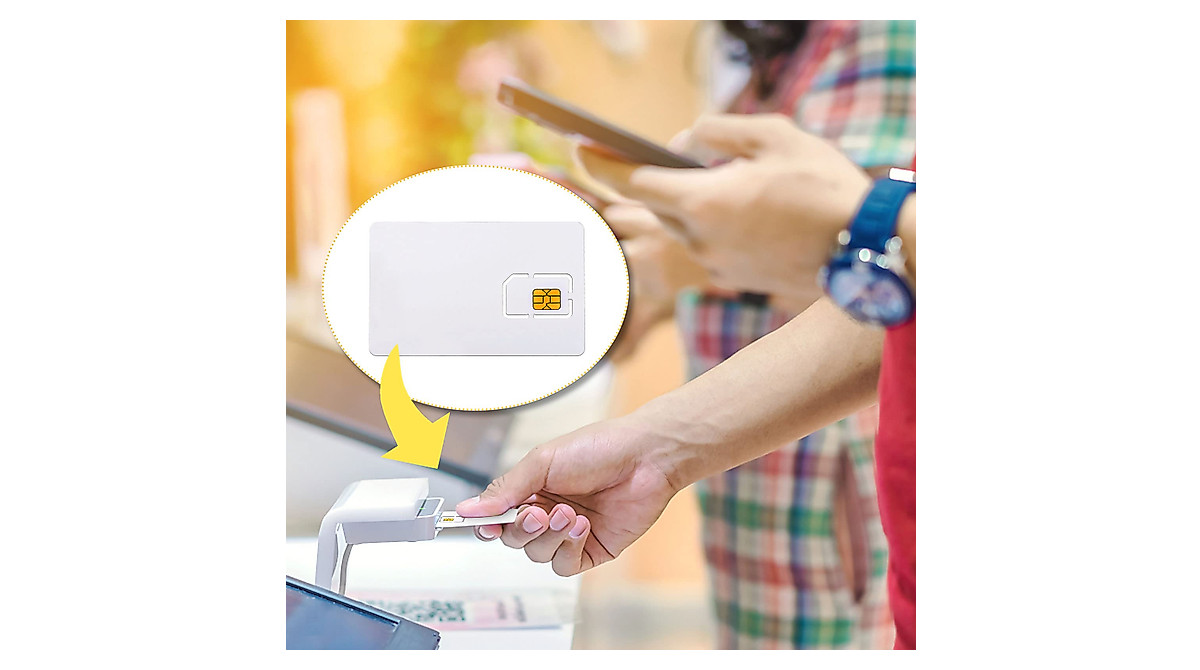 Smart Chip EMV SIM Card Reader & 5 Programmable Cards