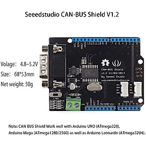 CAN-BUS Shield Compatible with Arduino and Seeeduino