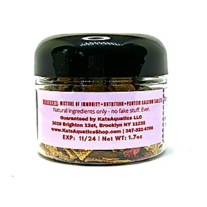 3-1 Limited Edition Calcium Tablets for Shrimp/Snails (Nutrition+Immunity+Protein) - KatsAquatics - 1.7 oz