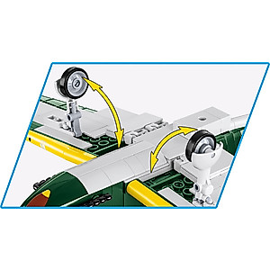 COBI Historical Collection WWII Kawasaki KI-61-I Hyen (Tony) Plane