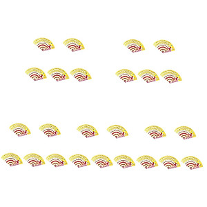 SECFOU 500 Pcs Triangle Paper Popcorn Bag Red Paper Bags Cone Popcorn Bag Cookie Containers Cardboard Popcorn Boxes Popcorn Food Bags Pink Paper Bags Food Cone Open Top Popcorn Bucket