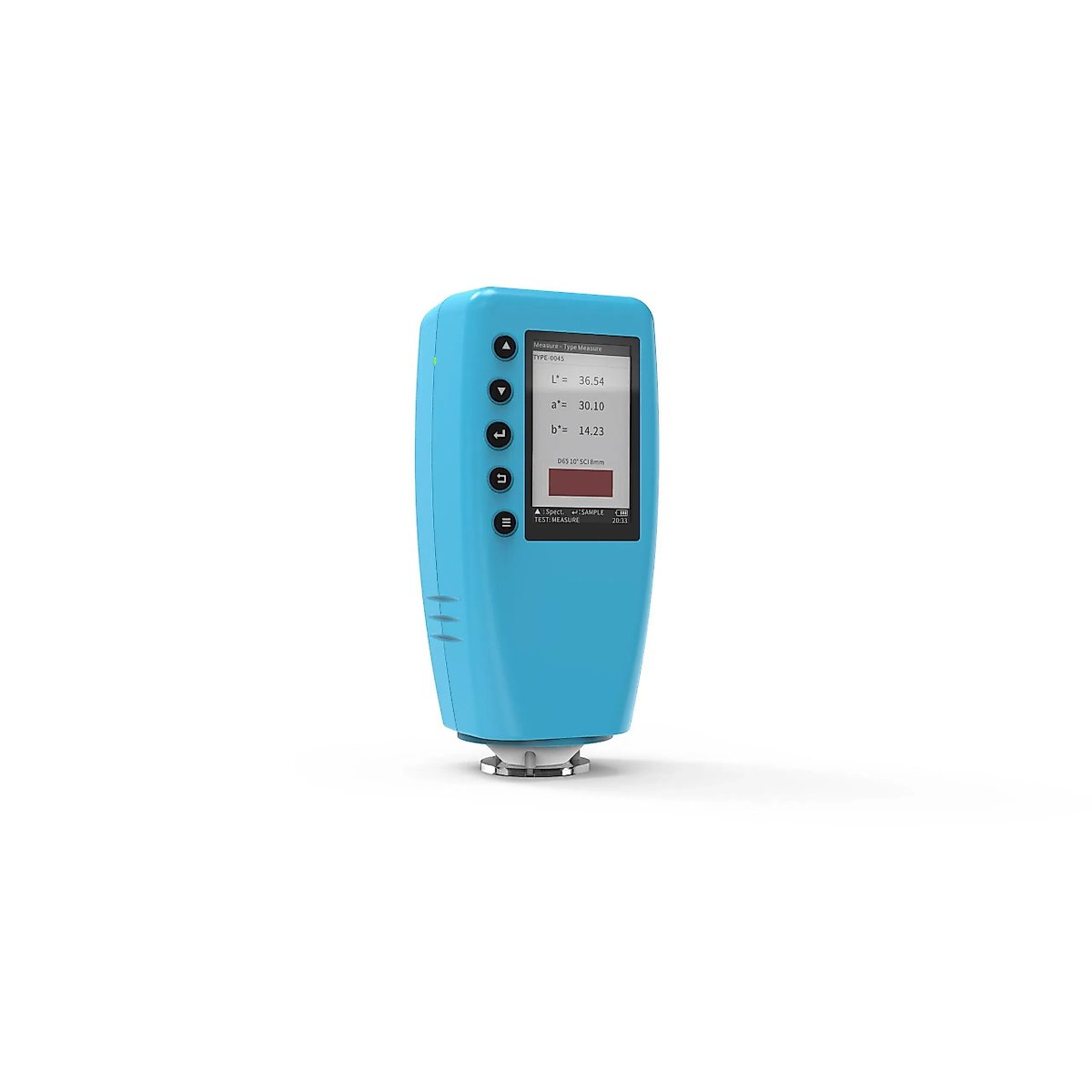 New Portable Simplified Colorimeter WR10QC Digital Color Reader, Apertures 8mm, Color Simulation, ΔE*ab<0.1, CIELAB, Wavelength: 400-700nm