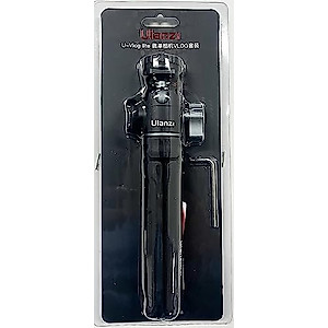 ULANZI Mini Camera Tripod with 360° Ball Head & Cold Shoe, Extendable Small Selfie Stick Tabletop Tripod Stand Handle Grip for Camera iPhone 11 Canon G7X Mark III Sony ZV-1 RX100 VII A6600 Vlogging