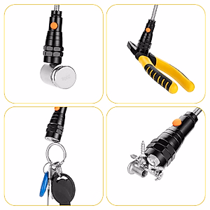 MAFEHAN Magnetic Pickup Tool, Telescoping Magnetic 3 LED Flashlight with Extendable Neck up to 22 Inches, Gifts for men, Dad, Husband or Women, Cool Gadgets for Men as Unique Birthday Christmas Gifts