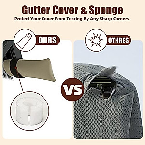 NarElect RV Cover Travel Trailer Cover,20-22ft Camper Cover Waterproof Rip-Resistant Anti-UV RV&Trailer Cover,Toy Hauler Cover with Windproof Straps for Trailer Cover