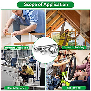 429pcs 304 Stainless Steel Wood Screw Assortment Kit, 4#6#8#10 Truss, Flat & Pan Head Phillips Drive Sheet Metal Screws Kit, 24 Sizes Drywall Screws & Cabinet Screws & Self Tapping Screws Set