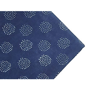 Cotton Quilt Home Furnish 15 Yard Jaipuri Print Fabric,Women's Dress fabricNatural Vegetable Blue CDHAMCOM-CTIN00200