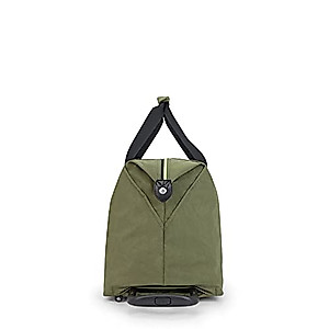 Kipling Art on Wheels Rolling Tote Bag Strong Moss C
