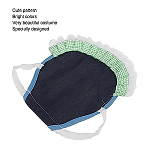 GLOGLOW Chicken Saddle Hen Apron, Chicken Saddle Feathers Protective Poultry Wing Back Protector Warm Comfortable Hens Back Wing Protection with Elastic Straps for Hen Care Supplies(Blue Cowboy)