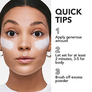 Dermablend Loose Setting Powder, Face Powder Makeup & Finishing Powder, Mattifying Finish and Shine Control