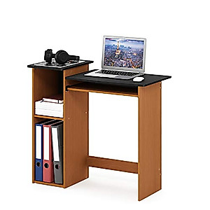 Furinno Econ Multipurpose Computer Writing Desk, Light Cherry/Black