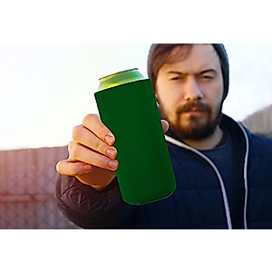 Blank Neoprene 16 oz. Can Coolie (Variety Color 12 Pack)
