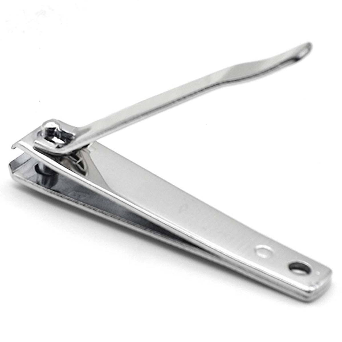 PrettyClaw | Nail Clippers Sharp Edge Fingernail and Toenail Clipper Cutter Thick Nail Trimmer Stainless Steel for Manicure and Pedicure (Straight Edge)