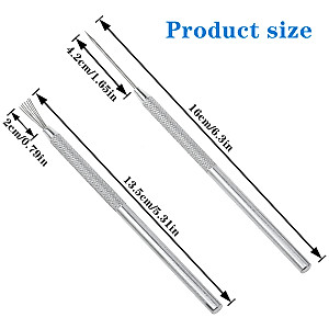 AYLIFU 3IN1 Sculpting Tool Set Clay Ceramic Needle Feather Wire Texture Tool Clay Ceramic Carving Knife for Pottery Modeling, Carving, Detail Processing (3-Piece Pack)