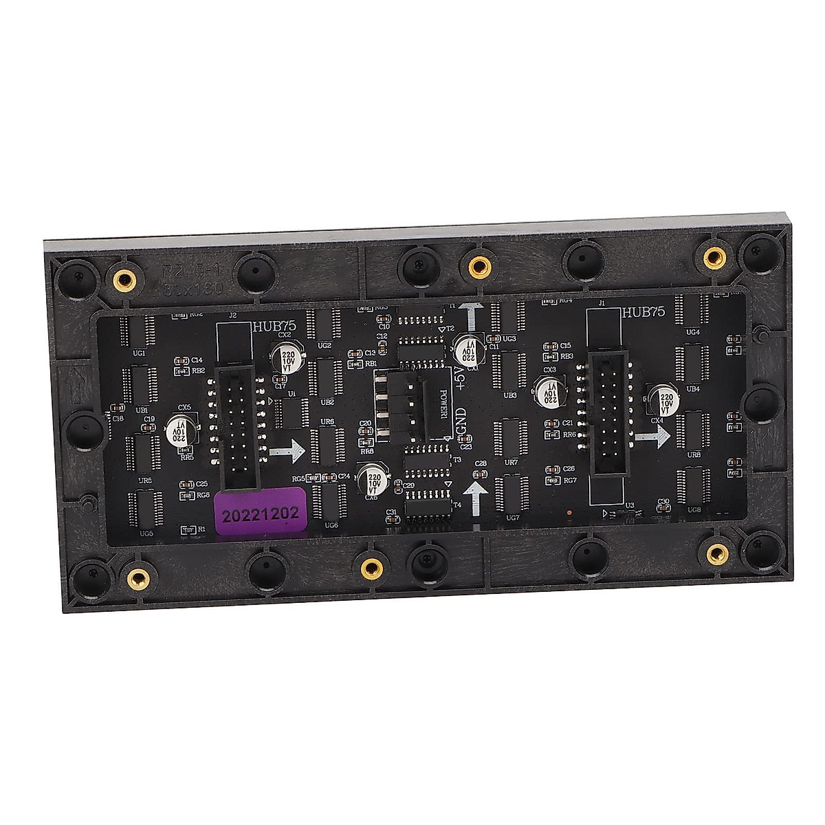 Shanrya RGB LED Matrix Panel, Full Color 64x32 Dimmable RGB LED Board 3.1in Wide for Monitor