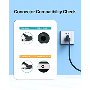 120W Charger Fit for Asus Q538 Q528 Q535 Q537 Q547 Q546 Q538EI Q528E Q528EH Q537F Q537FD Q535U Q535UD Q536F Q536FD Q547F Q547FD Q546F Q546FDX Zenbook Flip 15 Laptop Power Adapter
