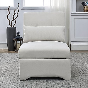 JFUYJK 24.5" W Convertible Chair 4 in 1 Multifunctional Folding Sleeper Sofa Bed Pull Out Sleeper Sofa Bed with Adjust