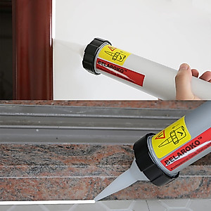 BELAROKO Caulk Nozzle Sausage Caulking gun 28 Pcs Tips Universal Caulking Tool Sturdy Replacement Caulking Tips Set for Epoxy Applicator (28 Pack Sausage Caulk Nozzles)