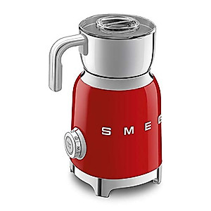 SMEG 50's Retro Milk Frother MFF11RDUS, Red