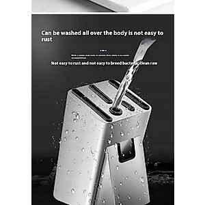 CHAPMAN BROOK Stainless Steel Knife Holder - Knife Block - Durable Kitchen Organizer for Chef Knives, Slicing, Scissors - Space-Saving Knife Storage for Countertops