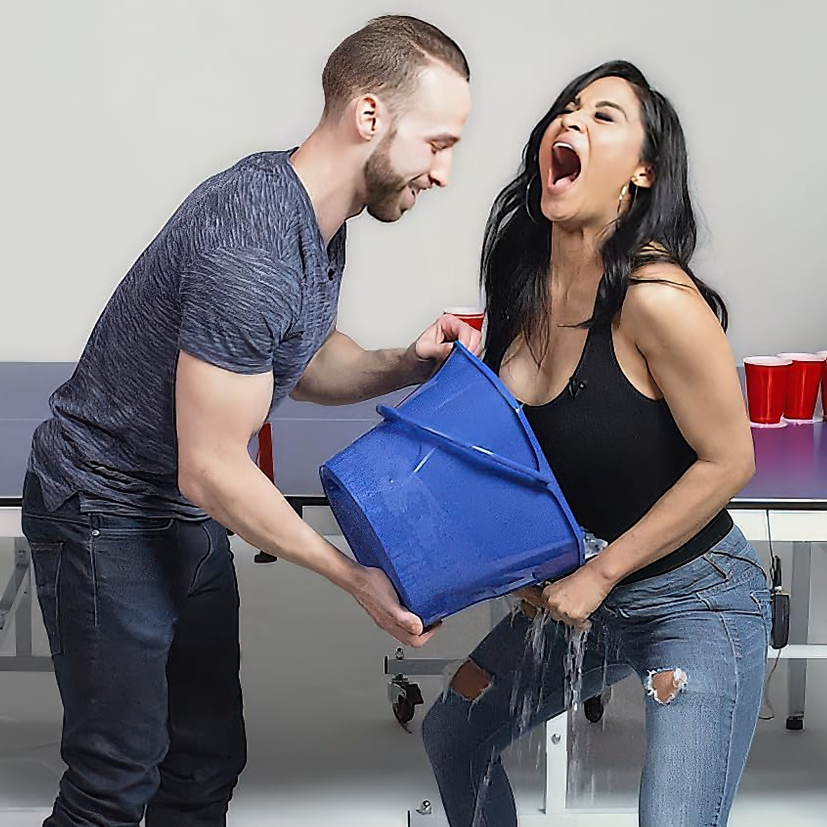 Fear Pong: Refreshed Edition – Unleash Your Wild Side – The Daring Adult Card Game by Cut – Contains 200+ Horrible Dares – Extreme Beer Pong for Parties and Game Night