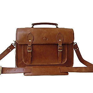 Leftover Studio DSLR Mirrorless SLR Camera Bag Case 15 inch in Rustic Crunch Cow Leather