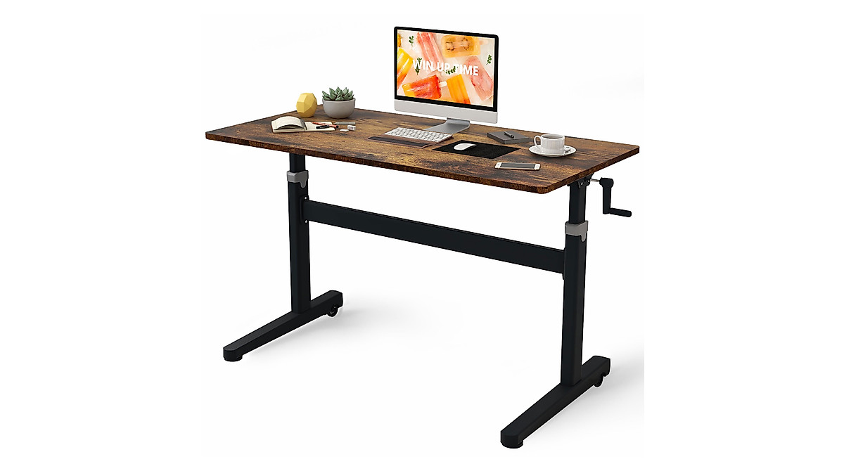 Adjustable Mobile Standing Desk - Win Up Time