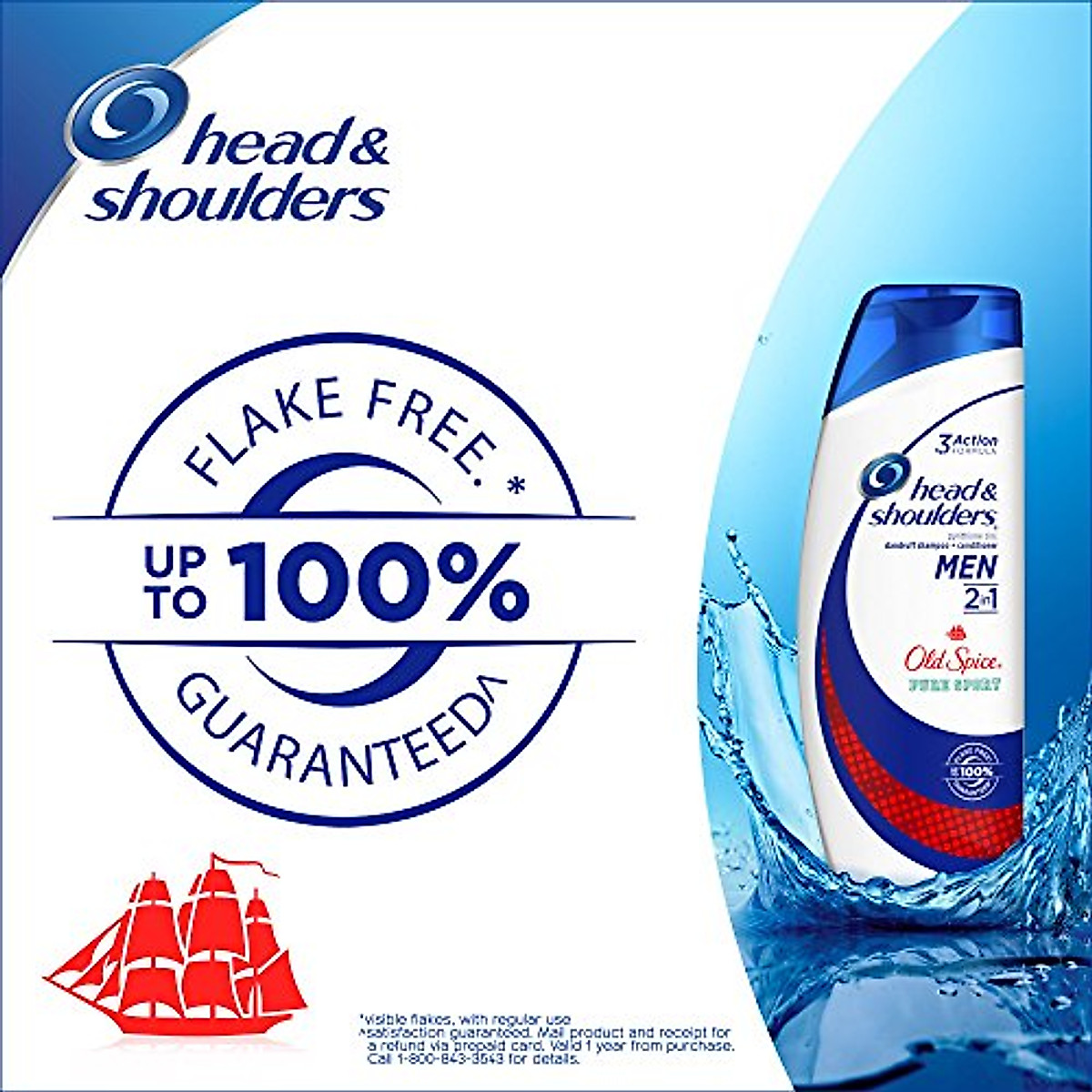 Head and Shoulders Old Spice 2-in-1 Anti-Dandruff Shampoo + Conditioner 23.7 Fl Oz (Packaging may vary)