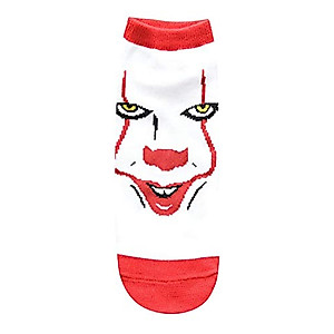 Hyp IT Movie Pennywise You'll Float Too Stephen King Juniors/Womens 5 Pack Ankle Socks