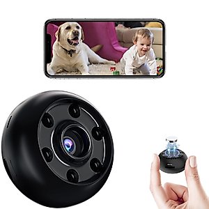Lagasang Hidden Camera WiFi Mini Spy Camera Hidden Camera Wireless HD 1080P Small Camera with Motion Detection Spy Cameras for Home Security and Outdoor Nanny Cams