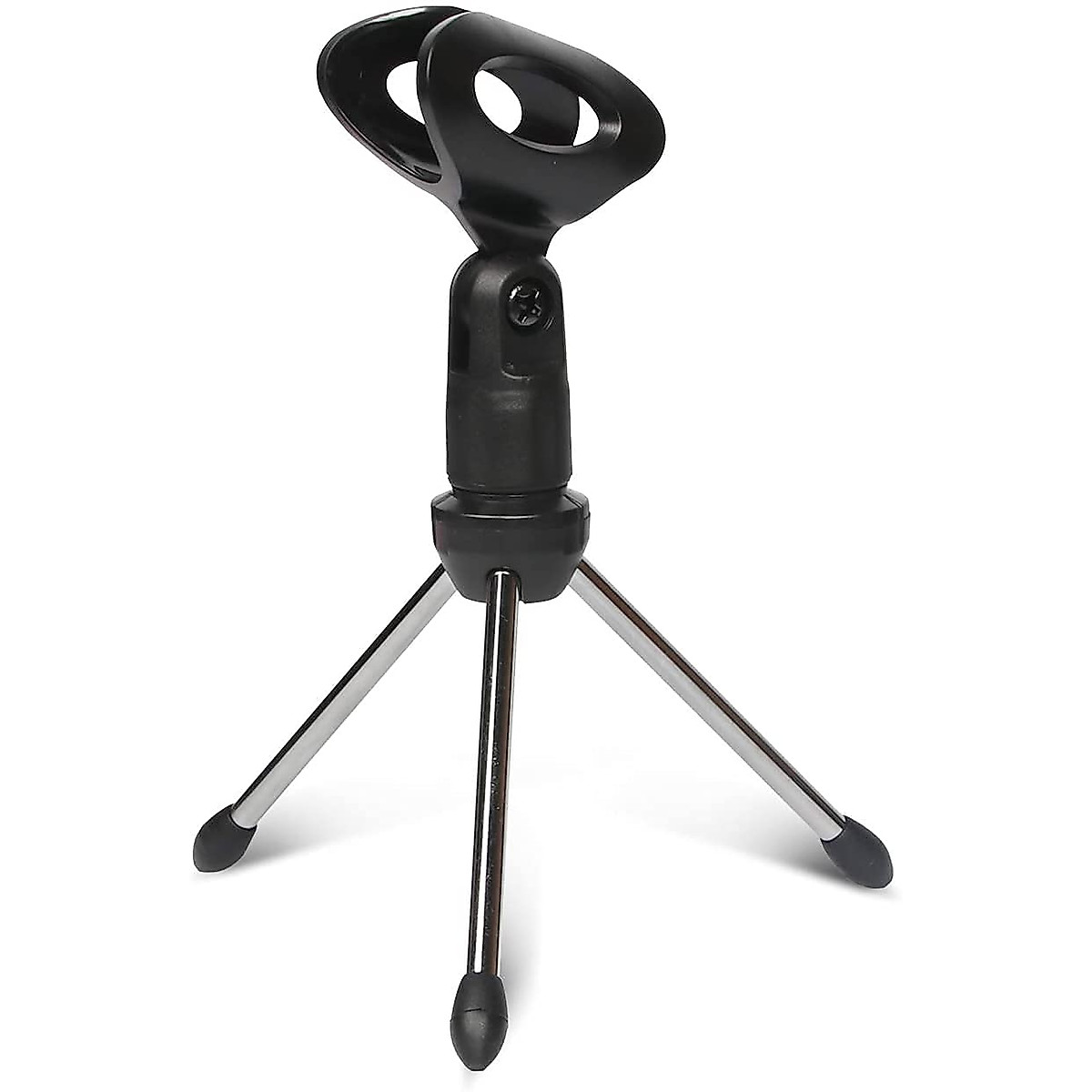 5 Core Desk Mic Stand • Angle Adjustable Table Tripod • Portable Desktop Microphone Stand • Includes Universal Mic Holder • Compatible w Dynamic Handheld Microphones MINI TRIPOD MIC STAND