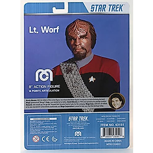 MEGO CORPORATION Star Trek: Deep Space Nine – Lt. Worf 8-Inch Action Figure