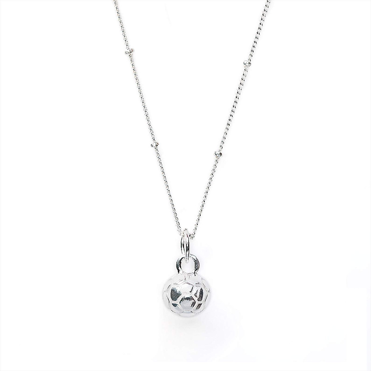 Chelsea Charles CC Sport Soccer Charm Necklace - Silver