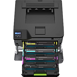 Lexmark C3326dw Color Laser Printer with Wireless Capabilities, Standard Two-Sided Printing, Two Line LCD Screen with Full-Spectrum Security and Prints Up to 26 ppm (40N9010) (Renewed)