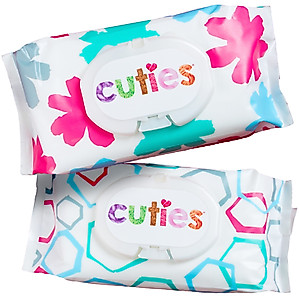 Cuties Complete Care Sensitive Baby Wipes, Unscented, 600 Count