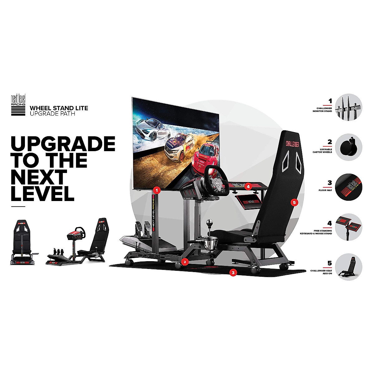 Next Level Racing Wheel Stand Lite - Not Machine Specific