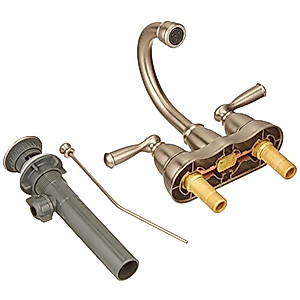 Moen WS84913SRN Banbury Handle Hi Bath Faucet, Pack of 1, Spot Resist Brushed Nickel