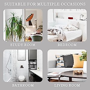 BYFU White Side Table, Small End Table with Storage Shelf, 3-Tier Nightstand Bedside Table Bookshelf Bookcase Display Rack for Small Spaces Bedroom Bathroom Living Room Office