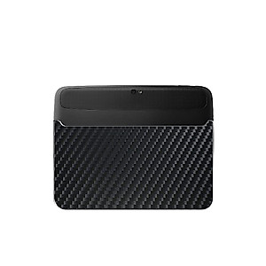 [2 Pack] Synvy Back Protector Film, Compatible with Google Nexus 10 10" Nexus10 Black Carbon TPU Guard Skin Sticker [ Not Front Tempered Glass Screen Protectors ]