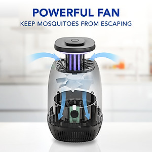 MAGGIFT Bug Zapper, Fruit Flies Trap, Electric Mosquito & Fly Zappers Fly Trap for Outdoor & Indoor for Home, Camping, Gnats, Backyard, Patio