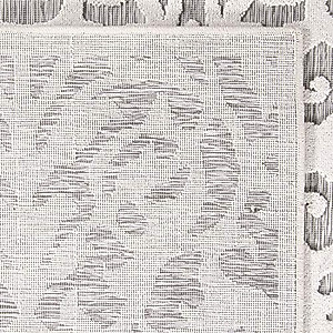 My Texas House by Orian Lady Bird Area Rug, 6'6" x 9'6", Natural Gray